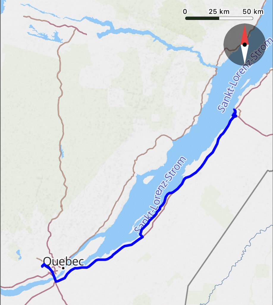 Quebec - Rivière-du-Loup - Reise Tagebuch